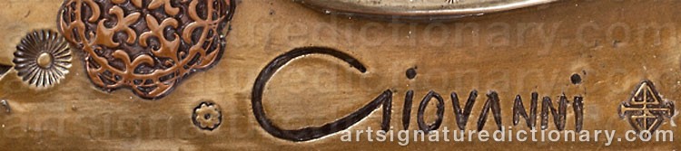 SCHOEMAN, Giovanni | Artist's signatures and monograms, biographies and ...